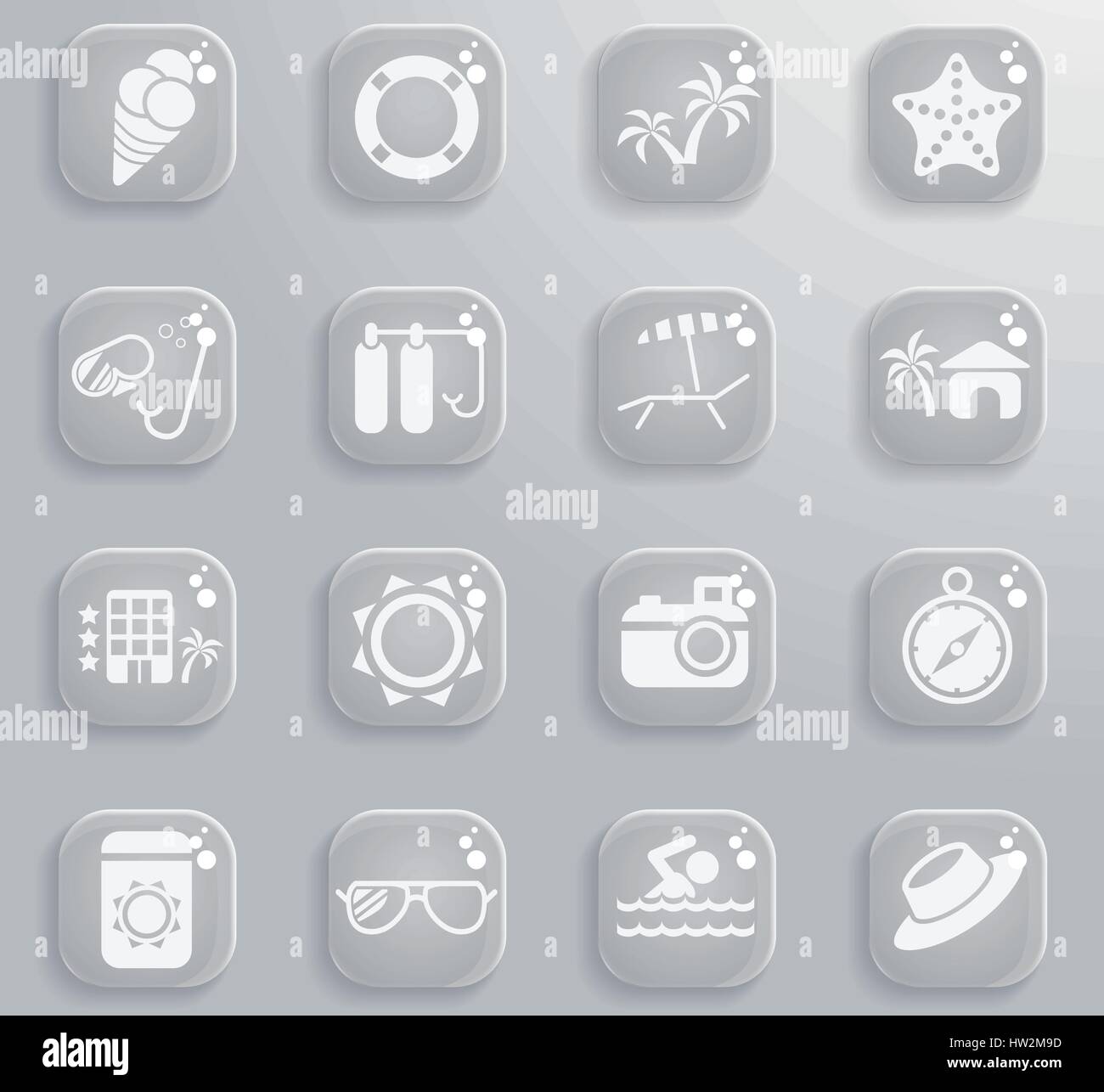 Beach simply symbol for web icons and user interface Stock Vector Image ...