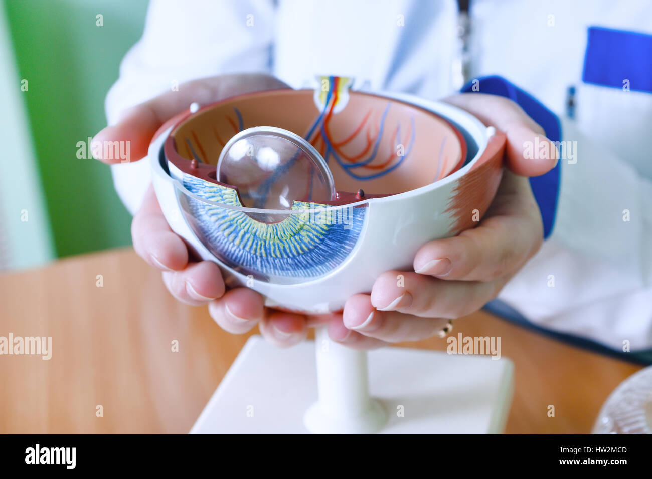 Ophthalmology oculus sample closeup Stock Photo - Alamy
