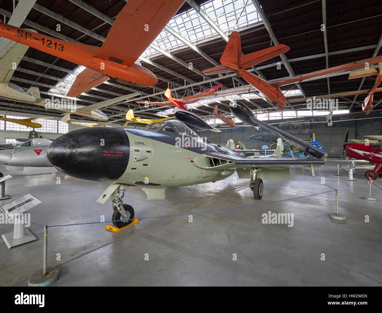 de Havilland Sea Venom at the Polish Aviation Museum Krakow in Poland ...