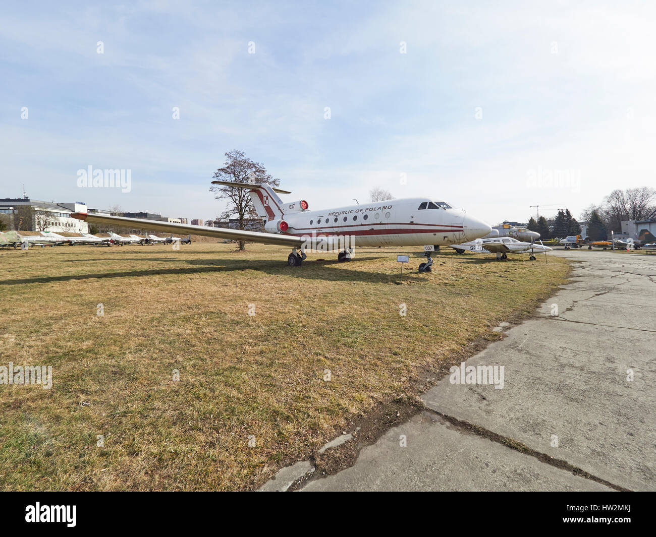 Yak-40 Codling at the Polish Aviation Museum Krakow in Poland Stock ...