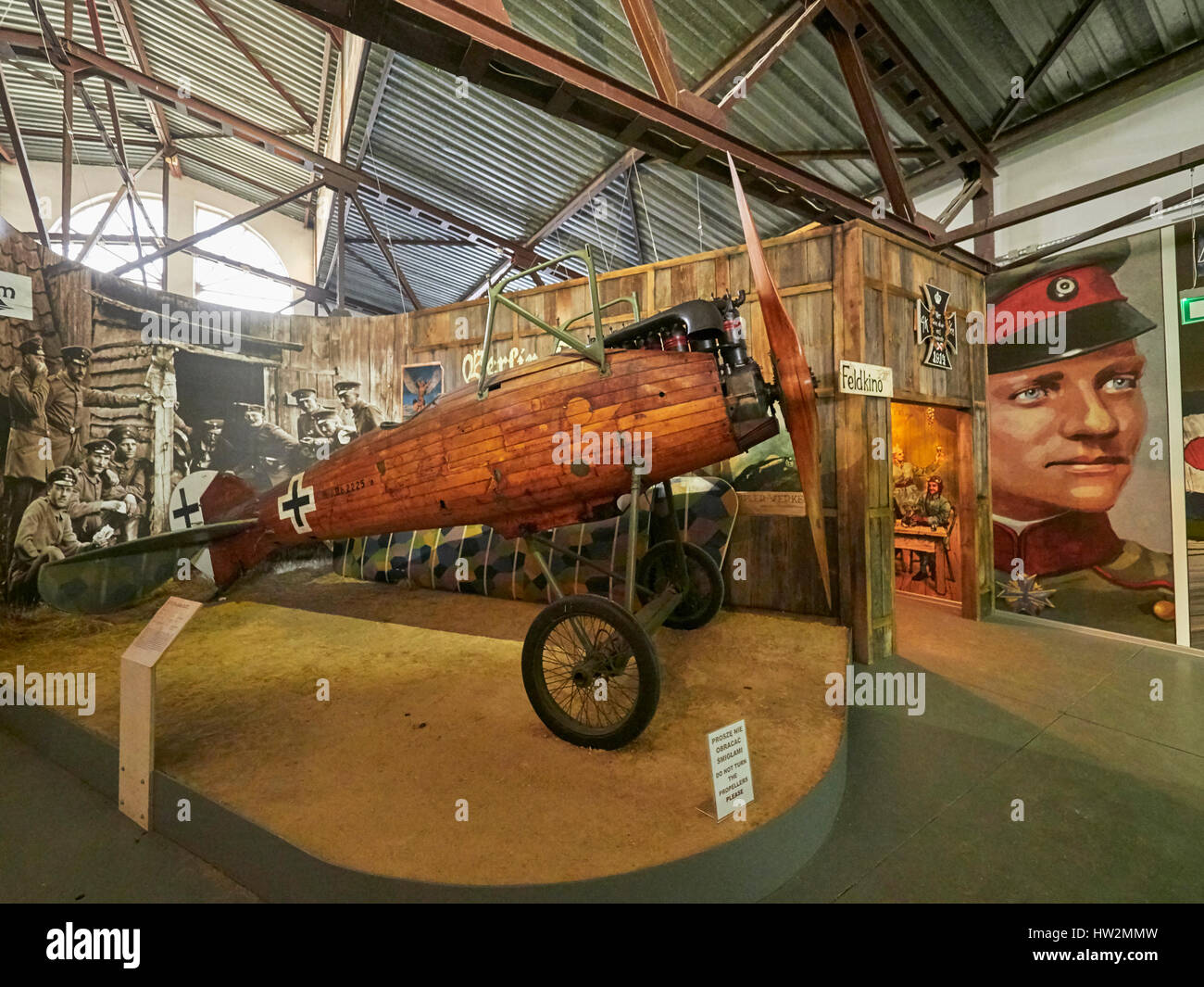 LFG Roland D VI at the Polish Aviation Museum Krakow in Poland Stock ...