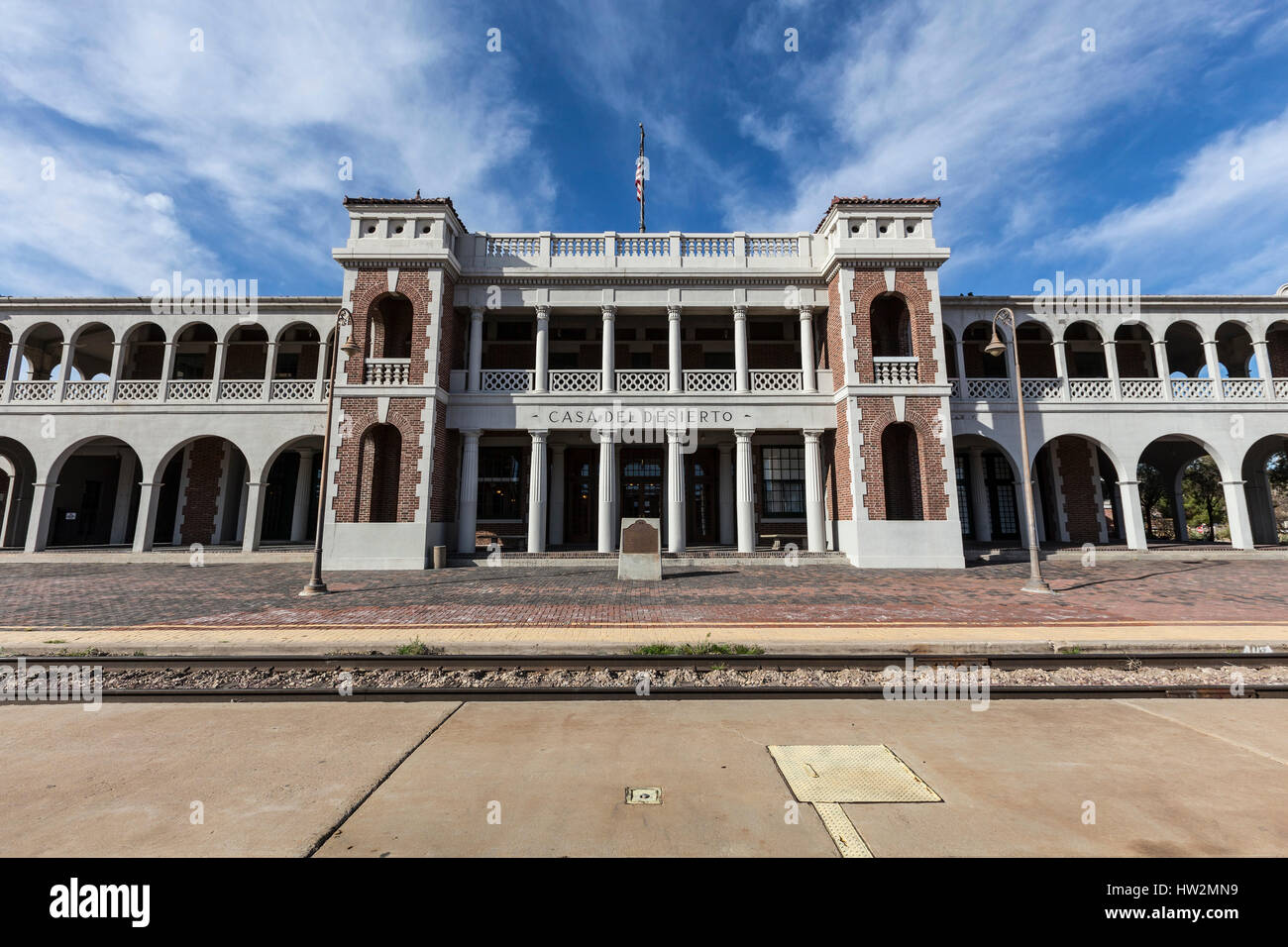 Barstow, California, USA - March 11, 2017: Historic Barstow Harvey ...