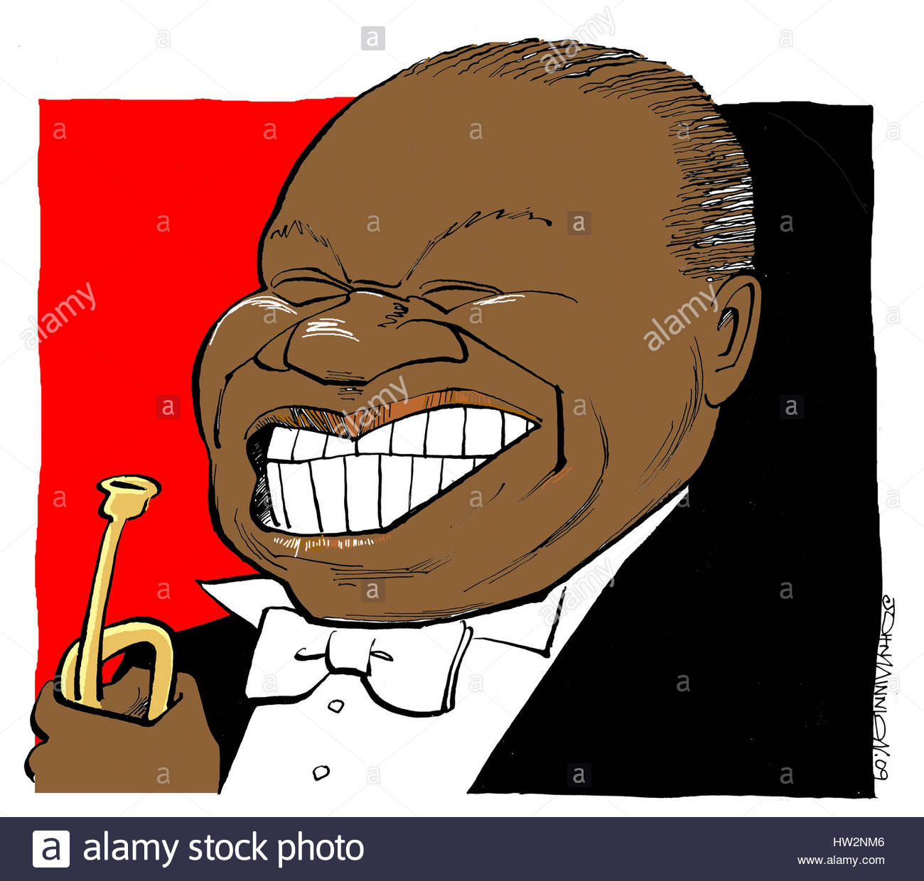 Louis Armstrong Trumpet Stock Photos & Louis Armstrong Trumpet Stock ...
