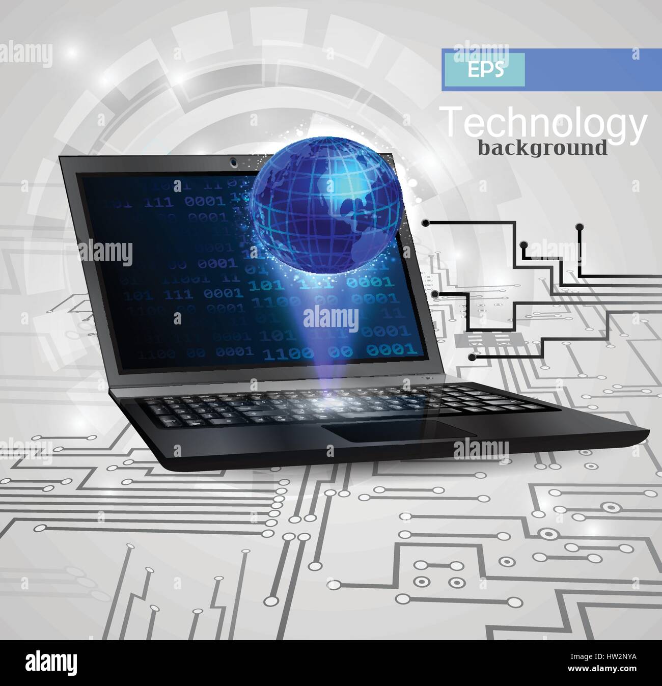 vector laptop isolated on white background Stock Vector Image & Art - Alamy