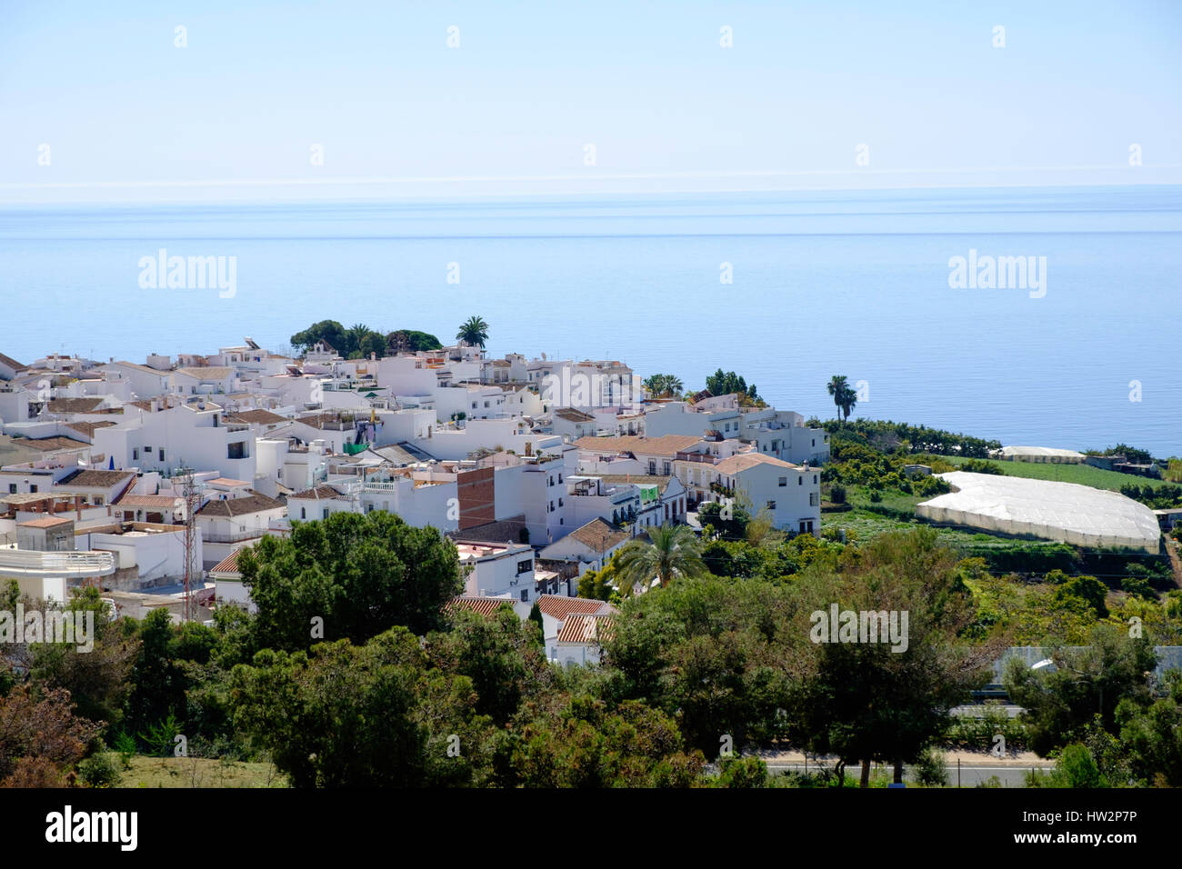Spanish Rooftops Landscape on a sunny day Stock Photo - Alamy
