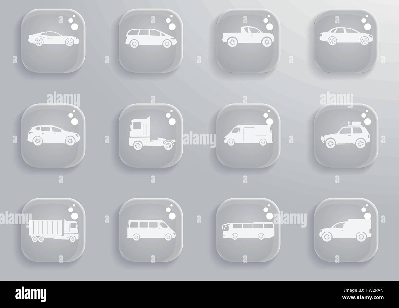 Vehicles simply symbols for web and user interface Stock Vector Image ...