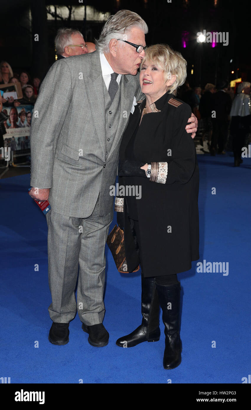 Gloria Hunniford (right) and Stephen Way attend the World Premiere ...