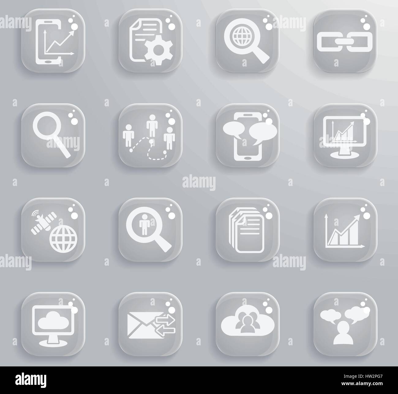 Data analytic simply symbols for web icons Stock Vector Image & Art - Alamy