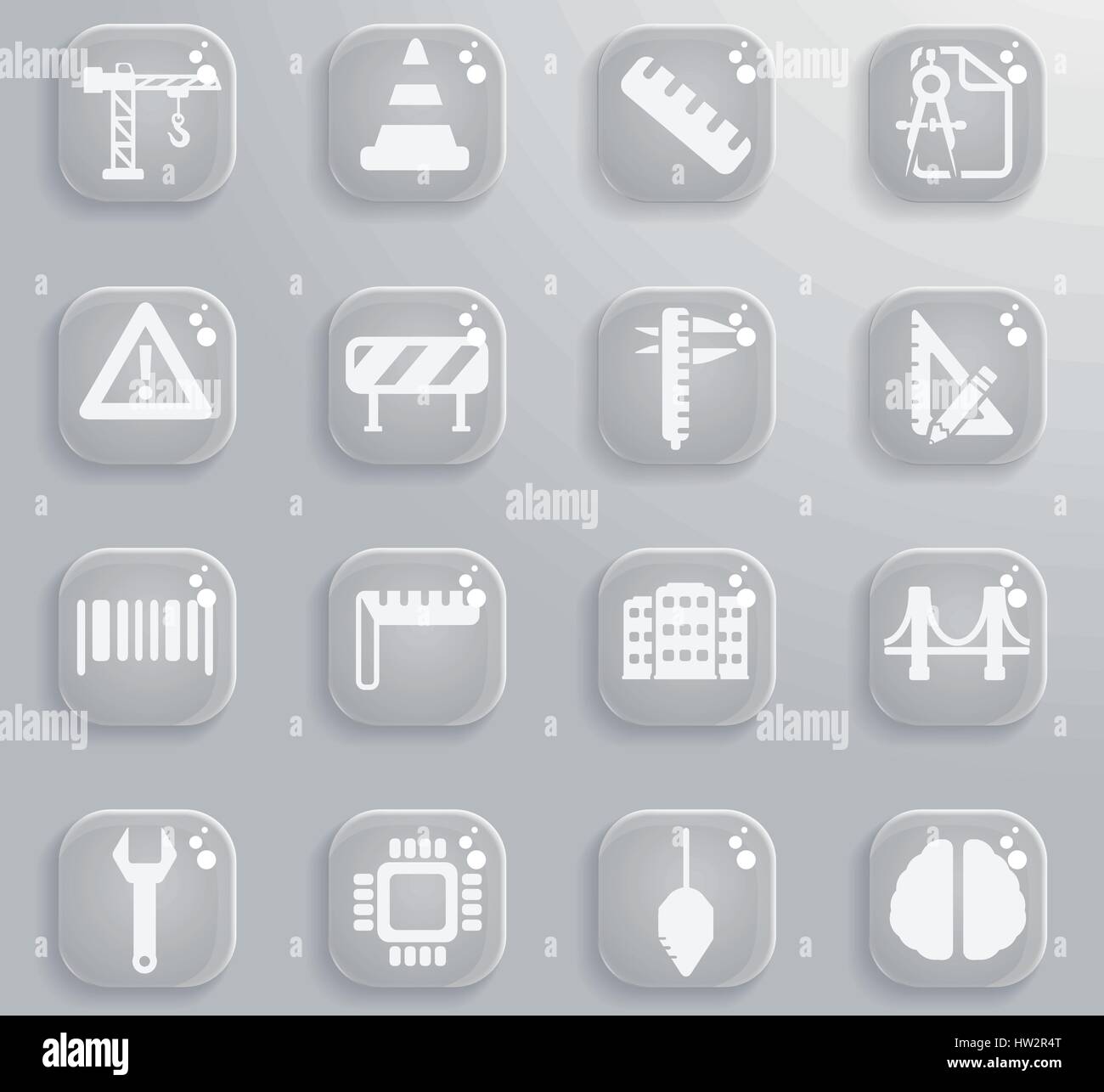 engineering web icons for user interface design Stock Vector Image ...