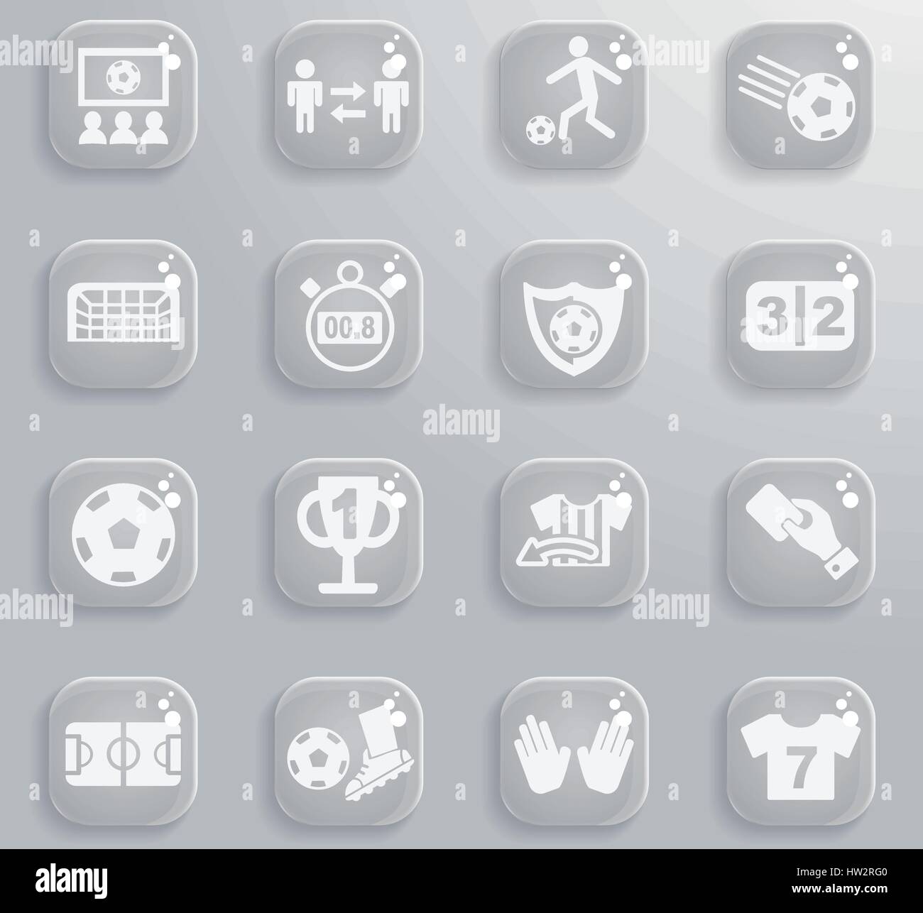 football web icons for user interface design Stock Vector Image & Art ...