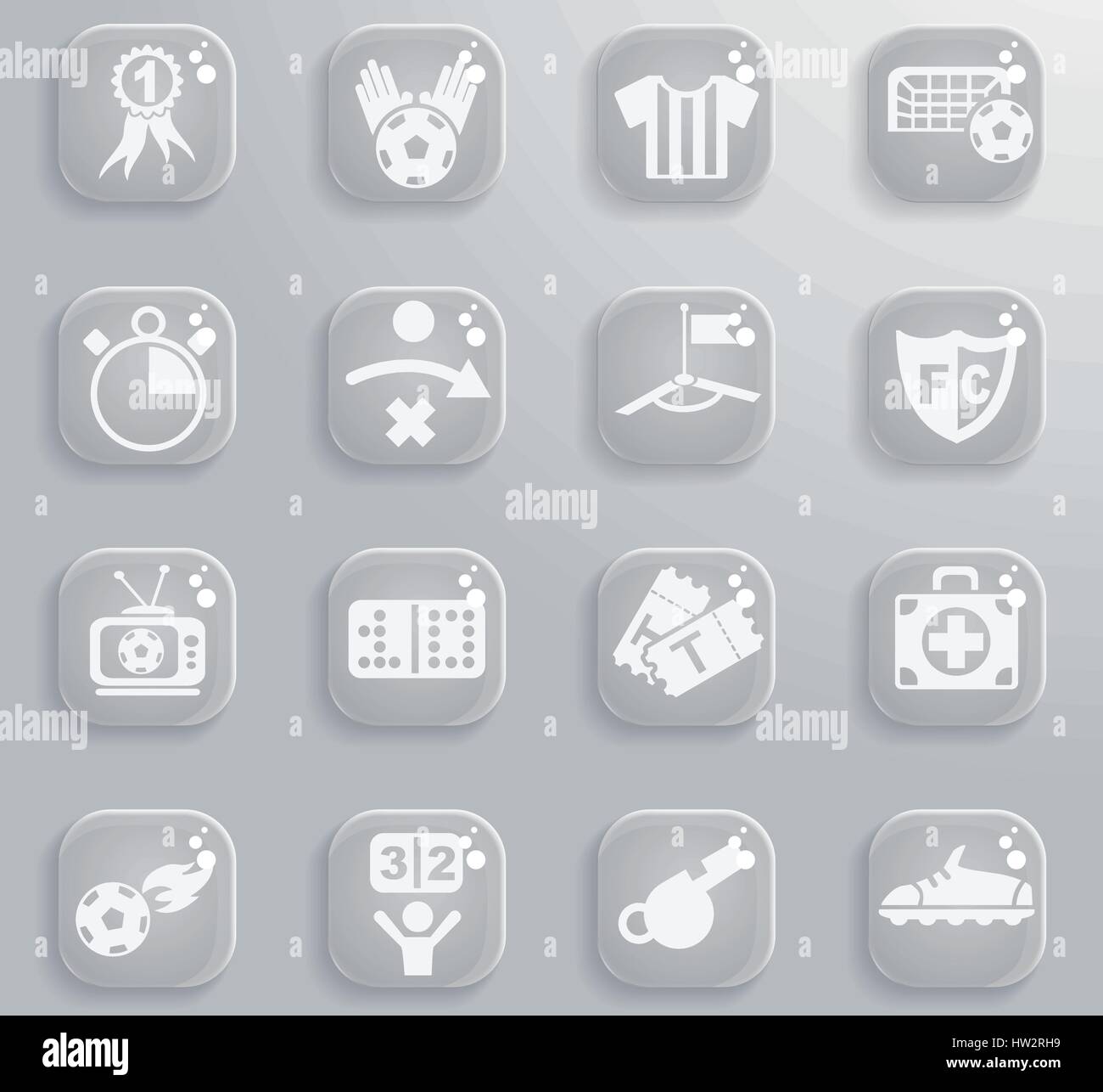 football web icons for user interface design Stock Vector Image & Art ...