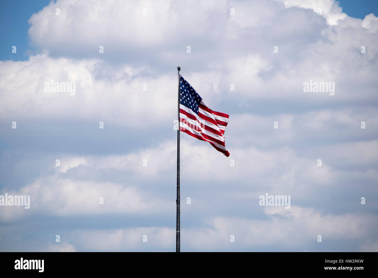 Rippling american flag hi-res stock photography and images - Alamy