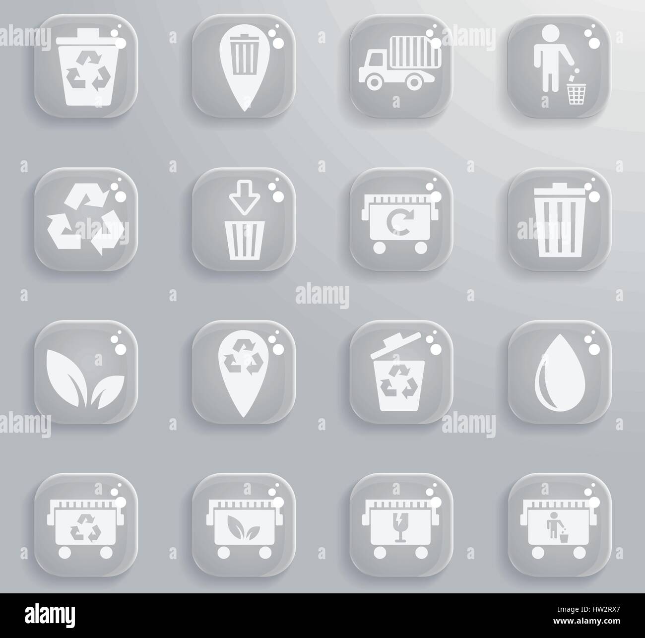 Garbage simply symbol for web icons and user interface Stock Vector ...
