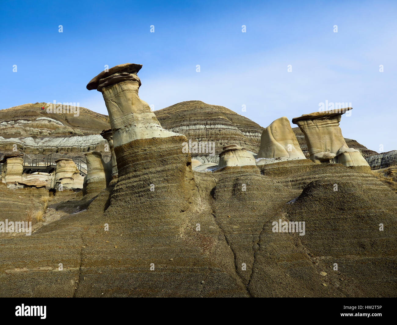Drumheller Hoodoos Alberta Canada Stock Photo - Alamy