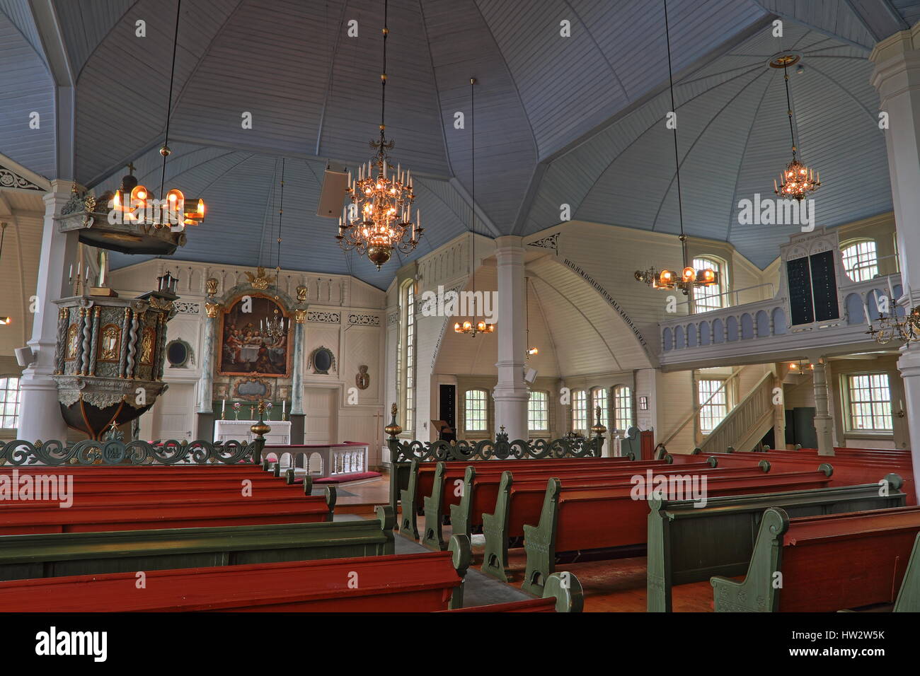 Inside protestant church hi-res stock photography and images - Alamy