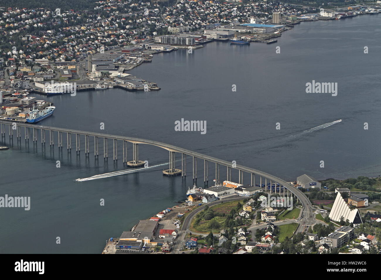 Tromso bridge hi-res stock photography and images - Alamy
