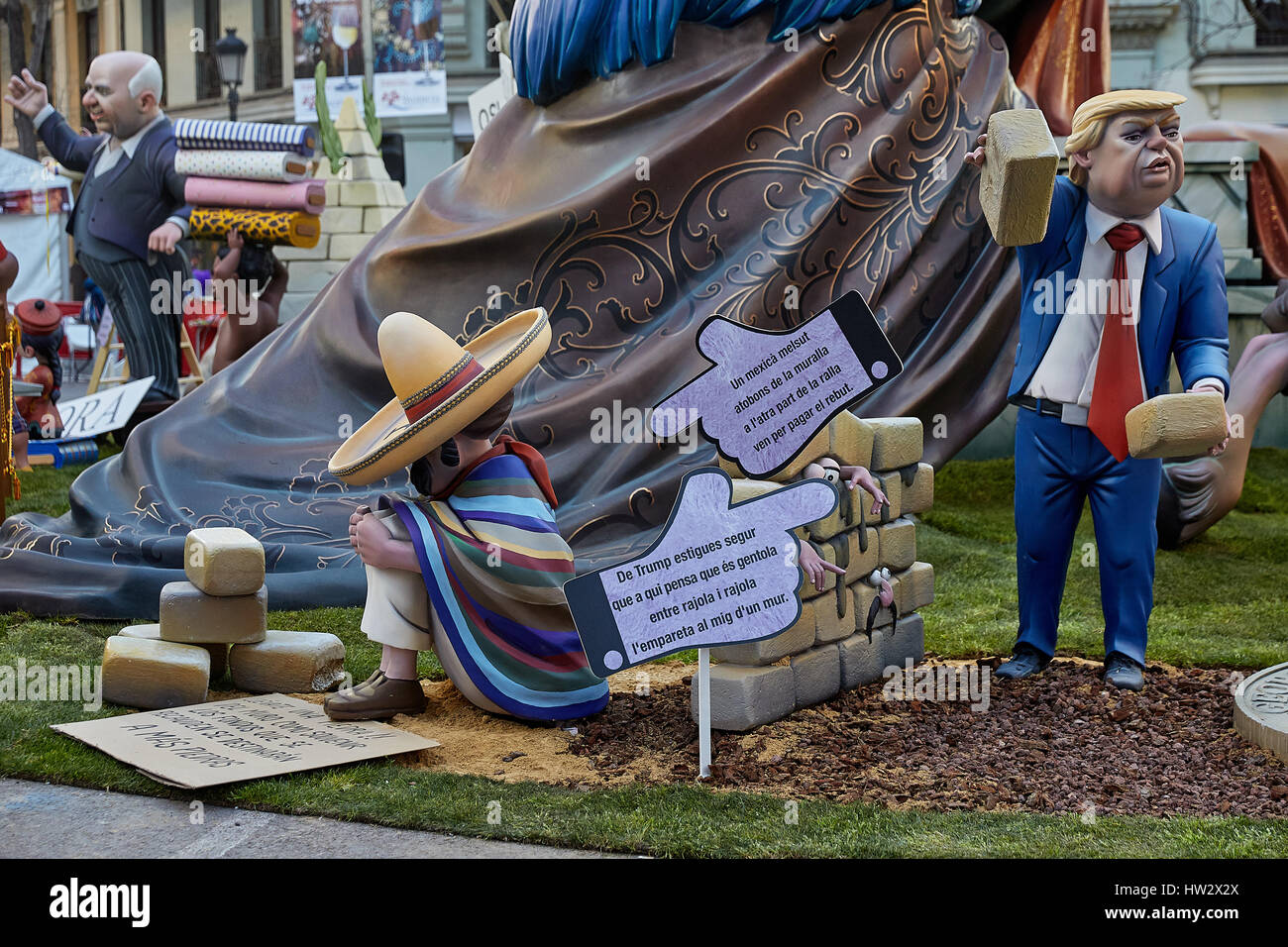 Fallas of valencia president hi-res stock photography and images - Alamy
