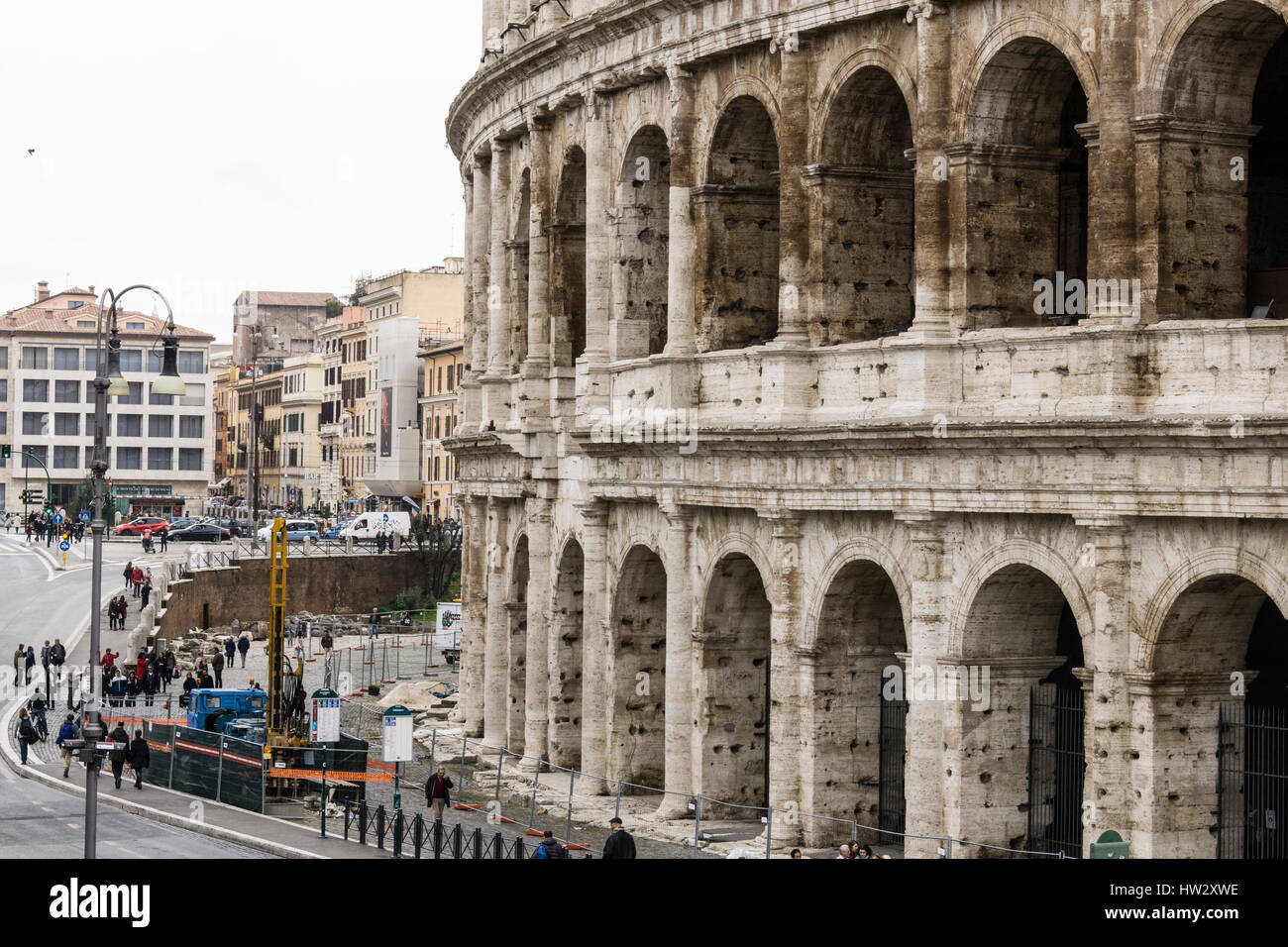 The Colosseum (70-80 AD) in Rome, Italy Stock Photo - Alamy