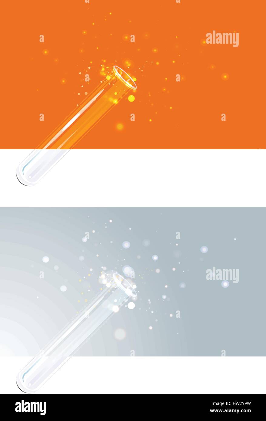 Science Experiment Abstract Illustration as EPS 10 File Stock Vector ...