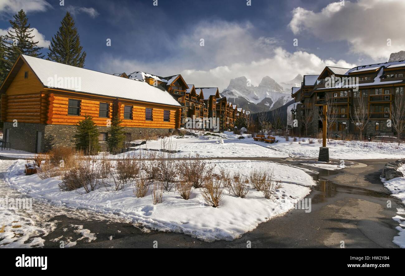 Spring Creek Alpine Village Residential Condominium Complex Canmore ...