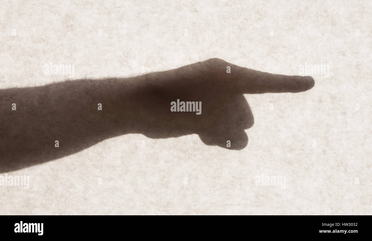 Ghost pointing a finger hi-res stock photography and images - Alamy