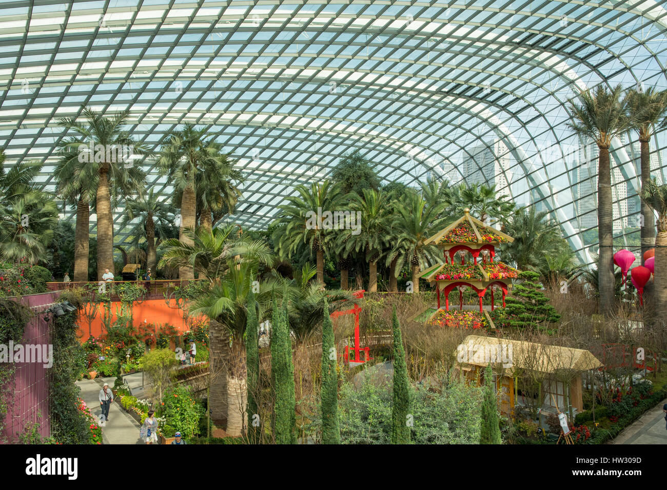 Singapore the flower dome hi-res stock photography and images - Alamy