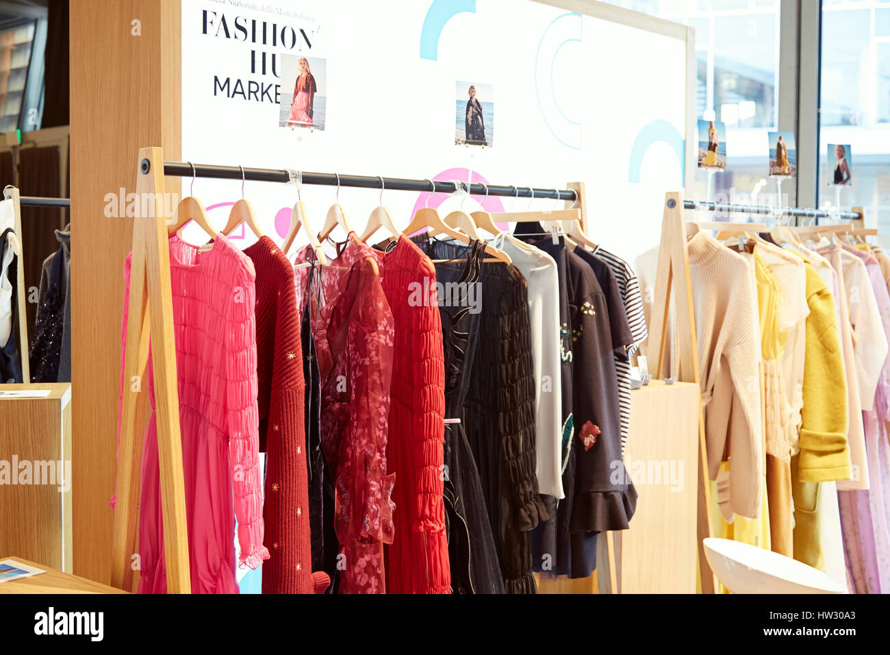 The Fashion Hub market, Milan: exposition of emerging designers ...