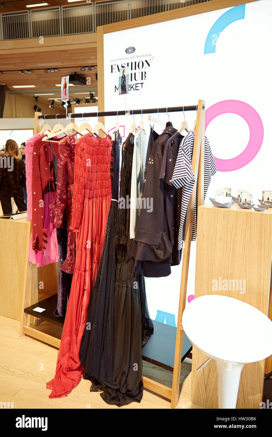 The Fashion Hub market, Milan: exposition of emerging designers ...