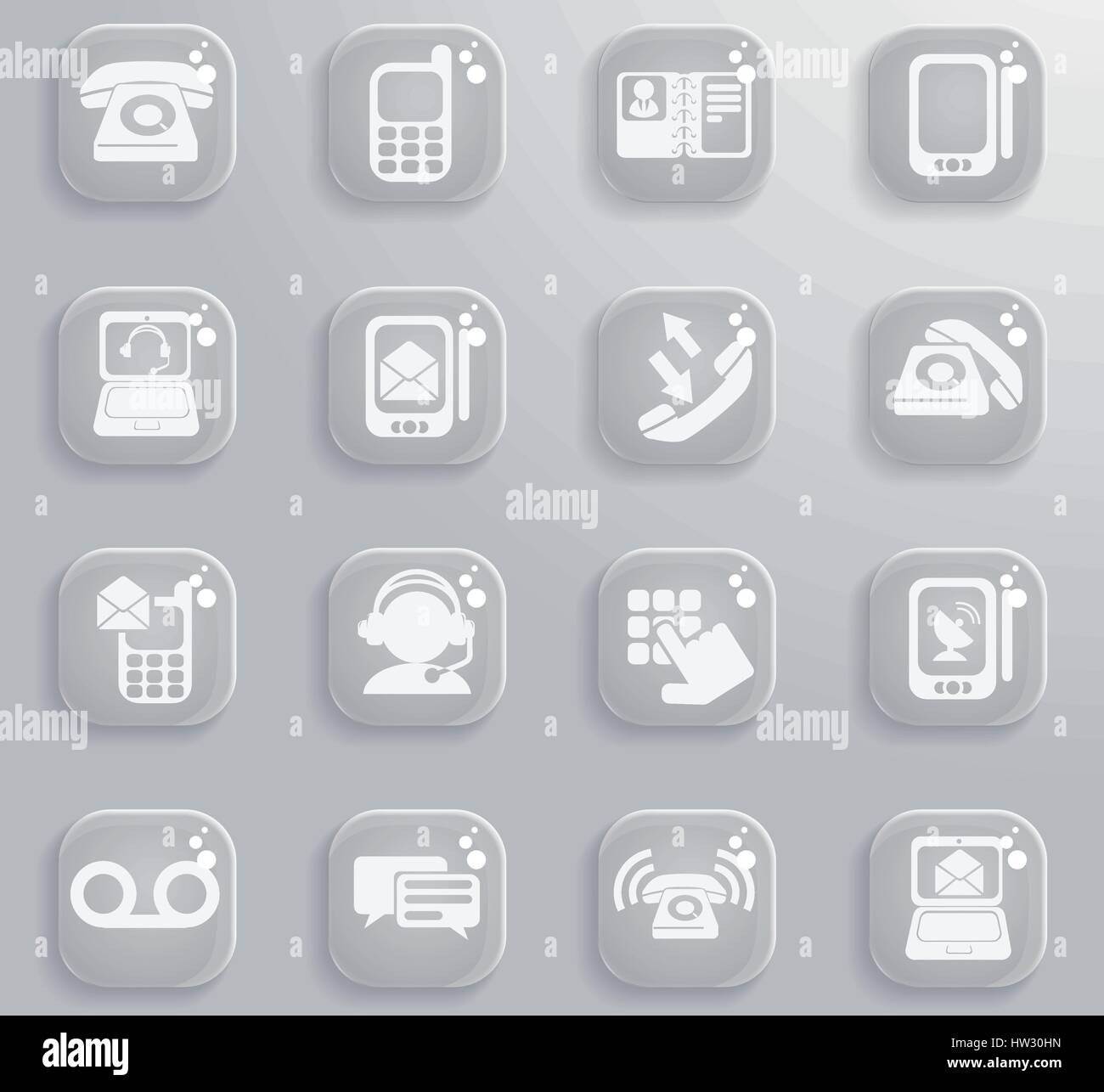 Telephone simply symbols for web and user interface Stock Vector Image ...