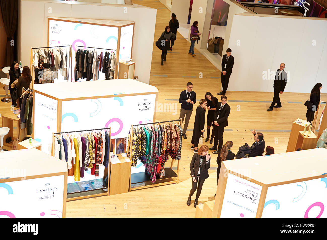 The Fashion Hub market, Milan: exposition of emerging designers ...