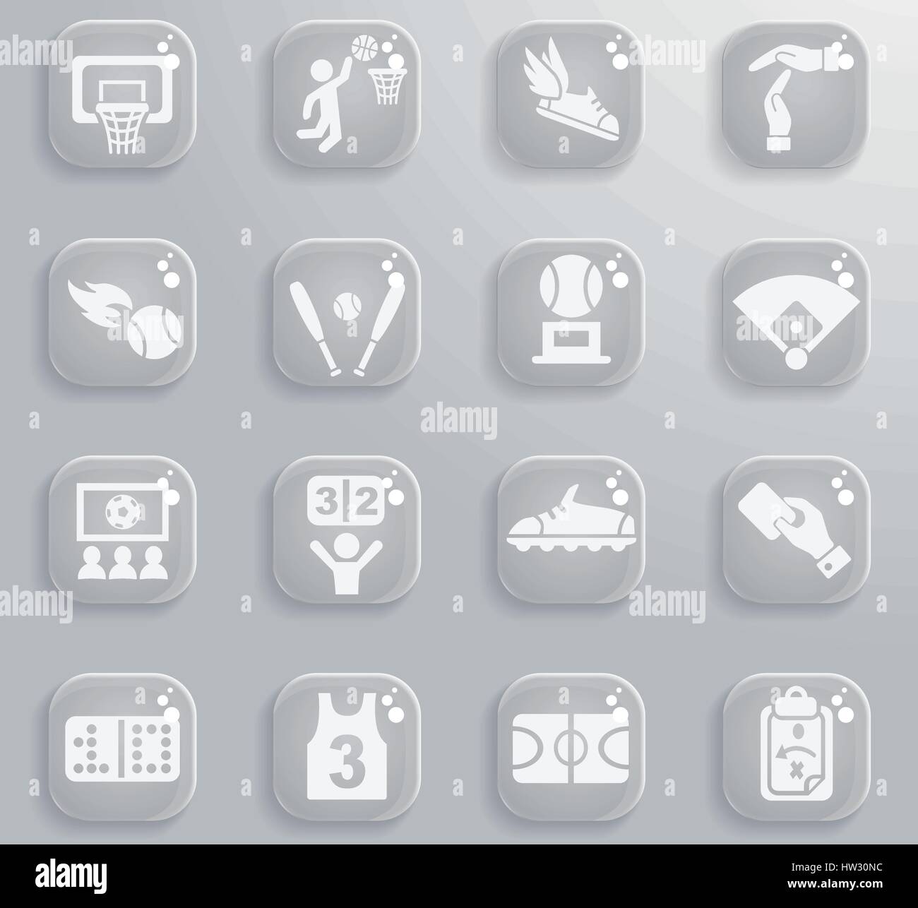 sport web icons for user interface design Stock Vector Image & Art - Alamy
