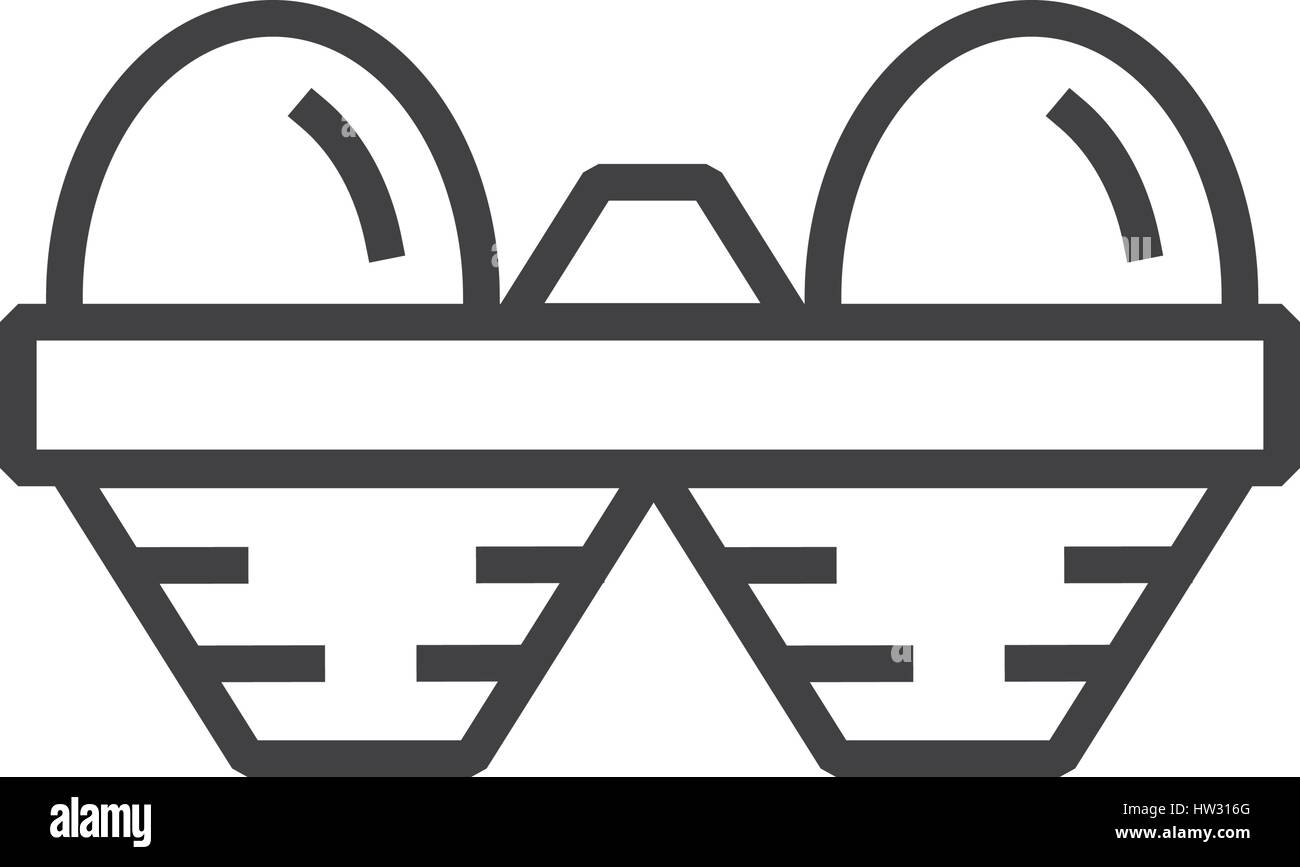 Egg farm icon Stock Vector Images - Alamy