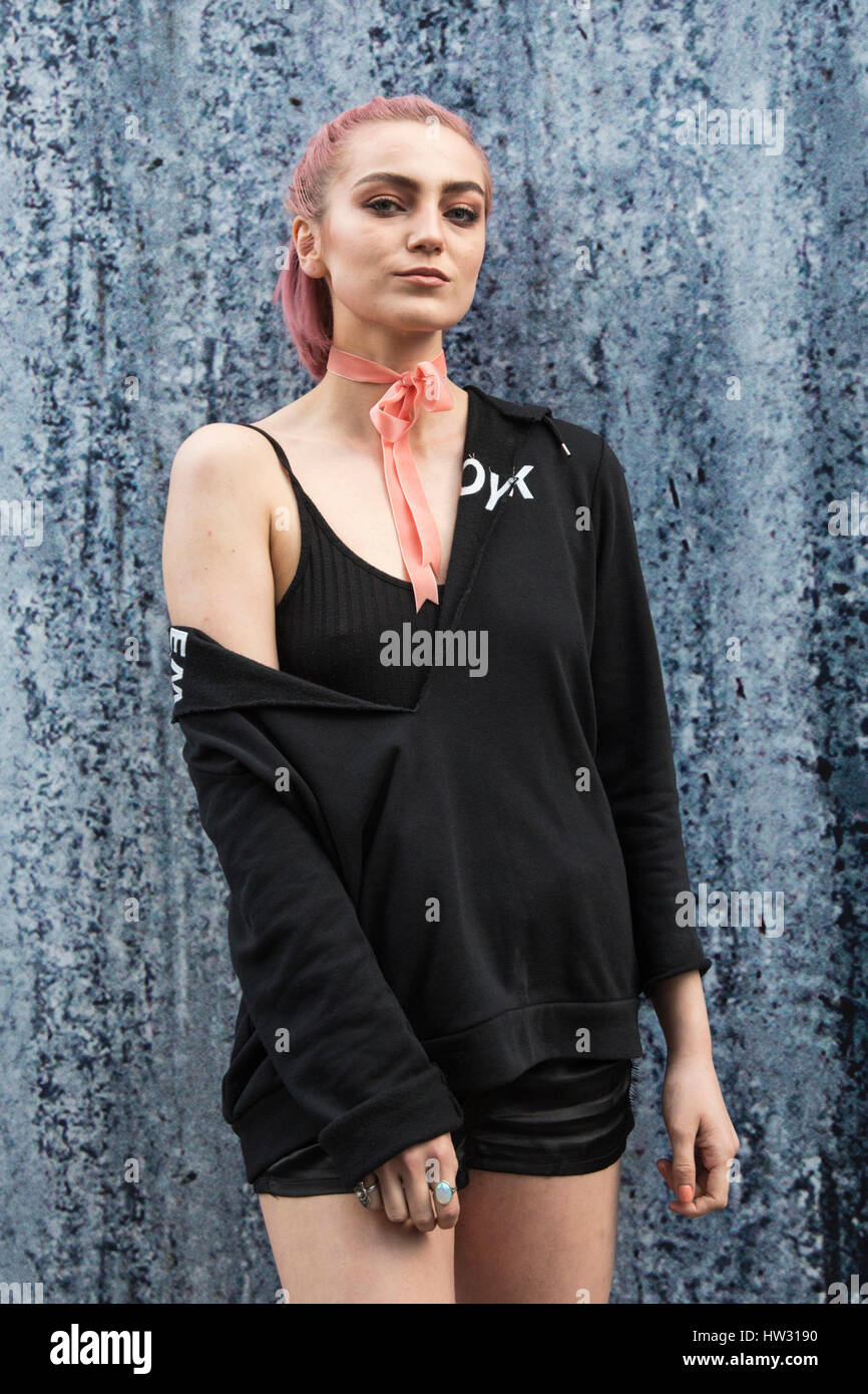 London, UK. 16 March 2017. Model Simone Murphy. Launch event for ...