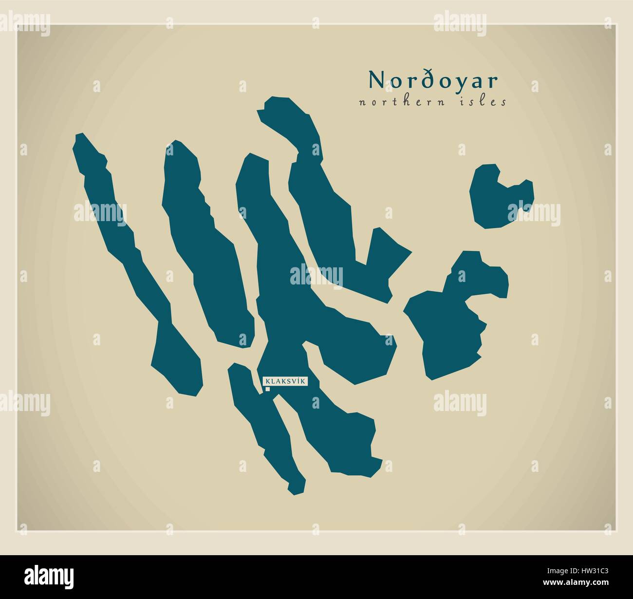 Modern Map - Norooyar FO Stock Vector Image & Art - Alamy