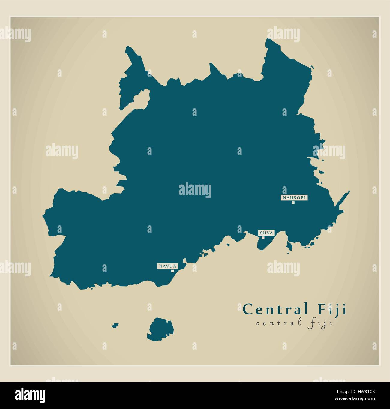 Map of fiji hi-res stock photography and images - Alamy