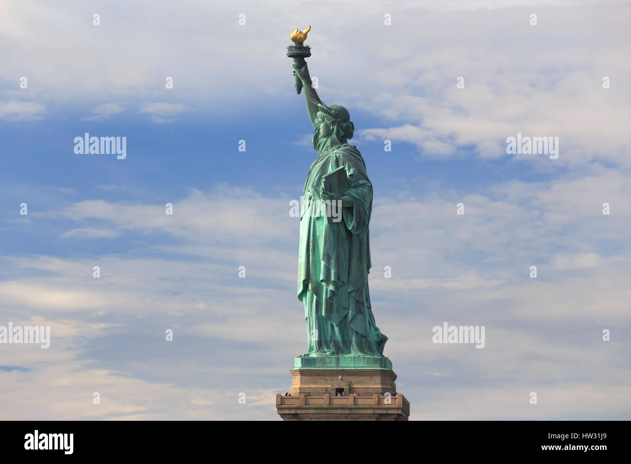 USA, New York, New York City, Statue of Liberty National Monument Stock ...