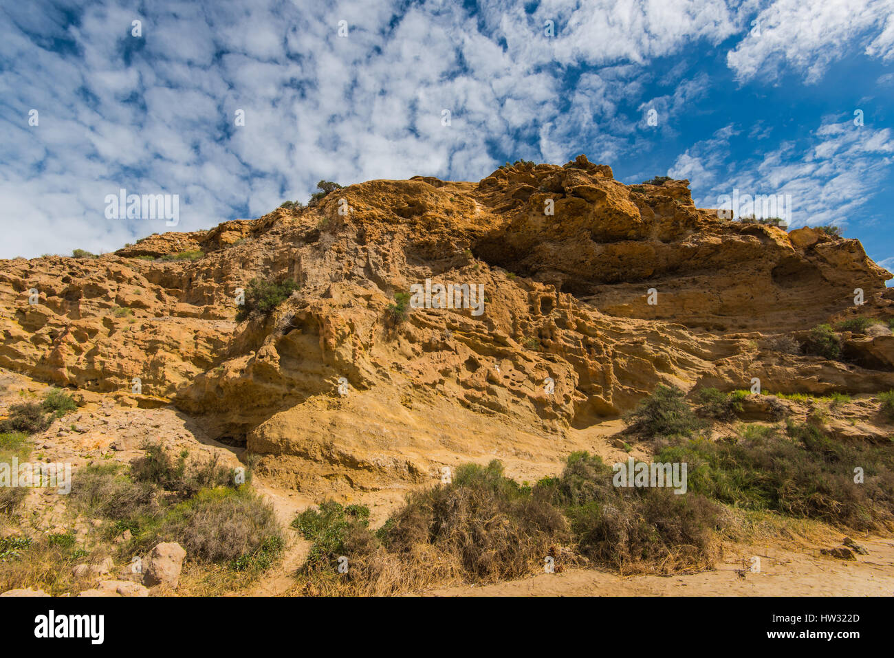 mediterranean beach on spanish costa tropical. natural and wild ...