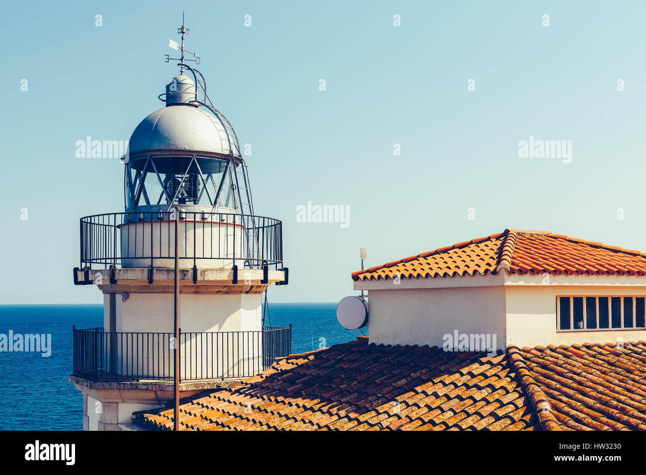 Lighthouse of mediterranean sea hi-res stock photography and images - Alamy