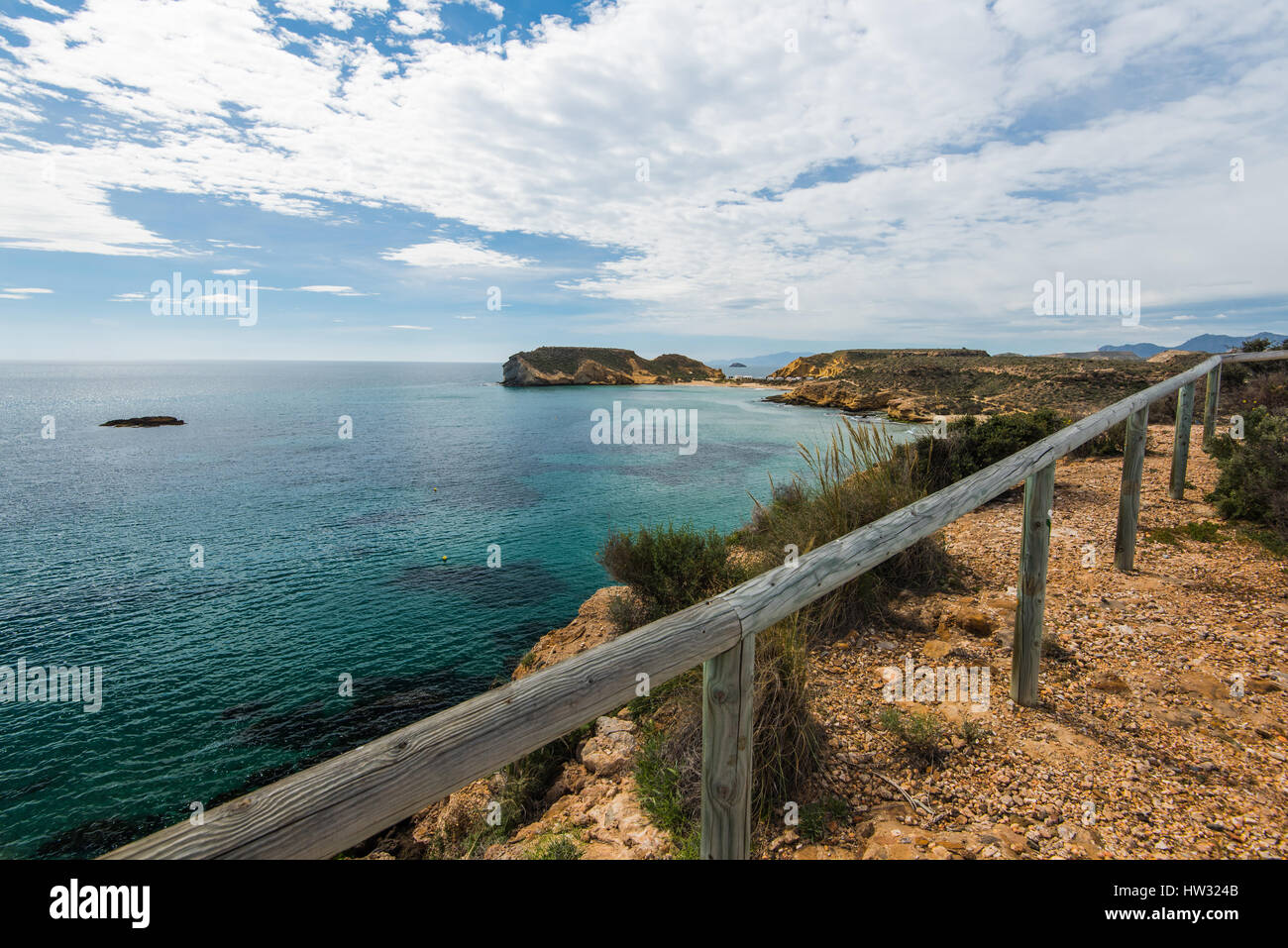 mediterranean beach on spanish costa tropical. natural and wild ...
