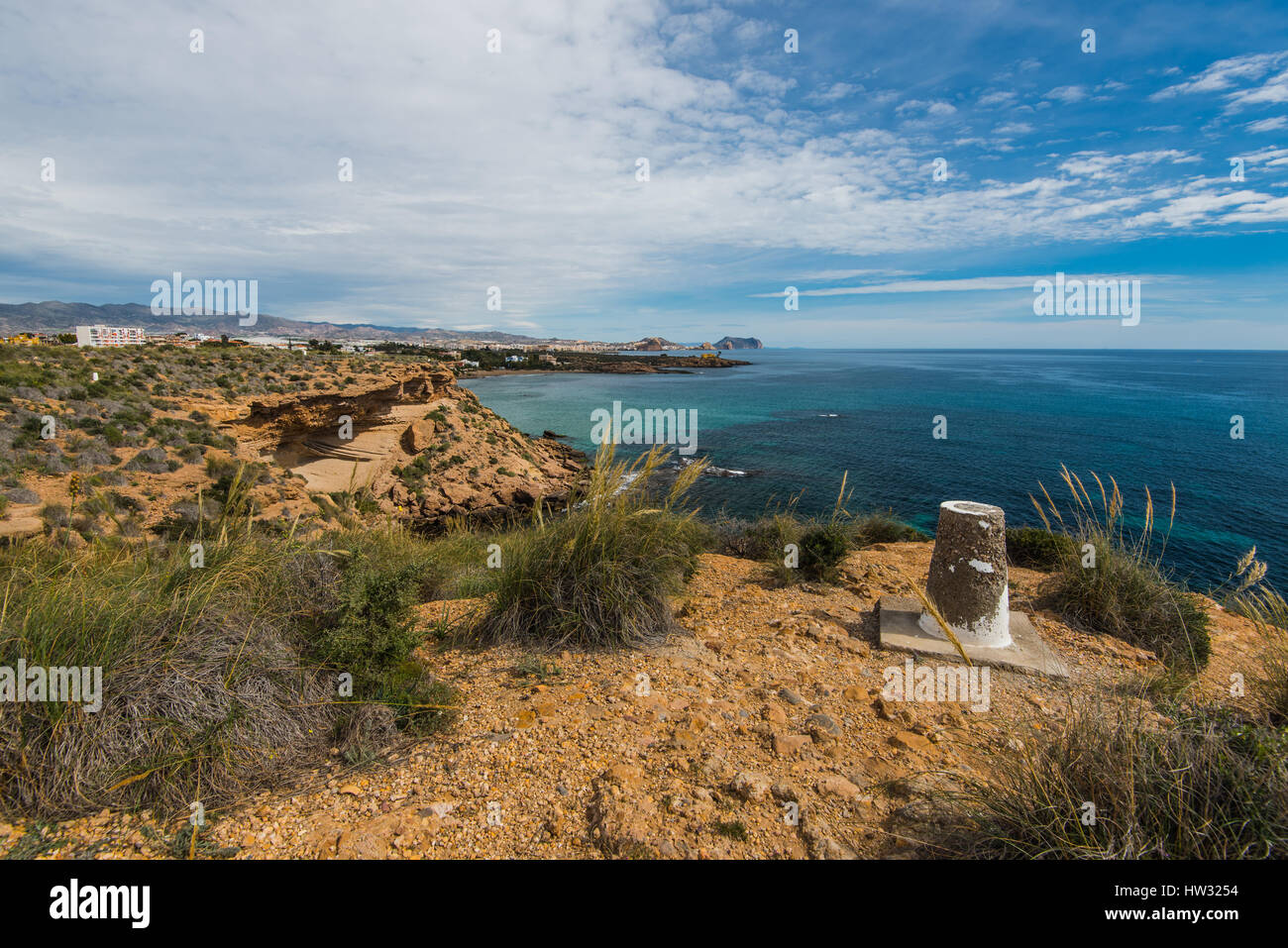 mediterranean beach on spanish costa tropical. natural and wild ...