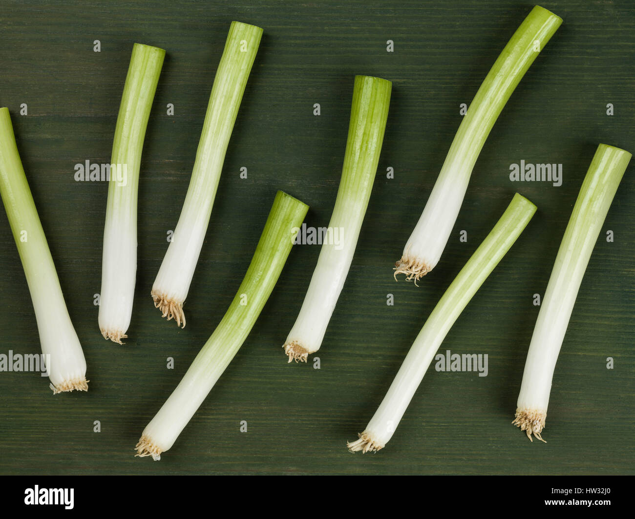 Fresh Uncooked Healthy Spring Onion Vegetables Stock Photo - Alamy