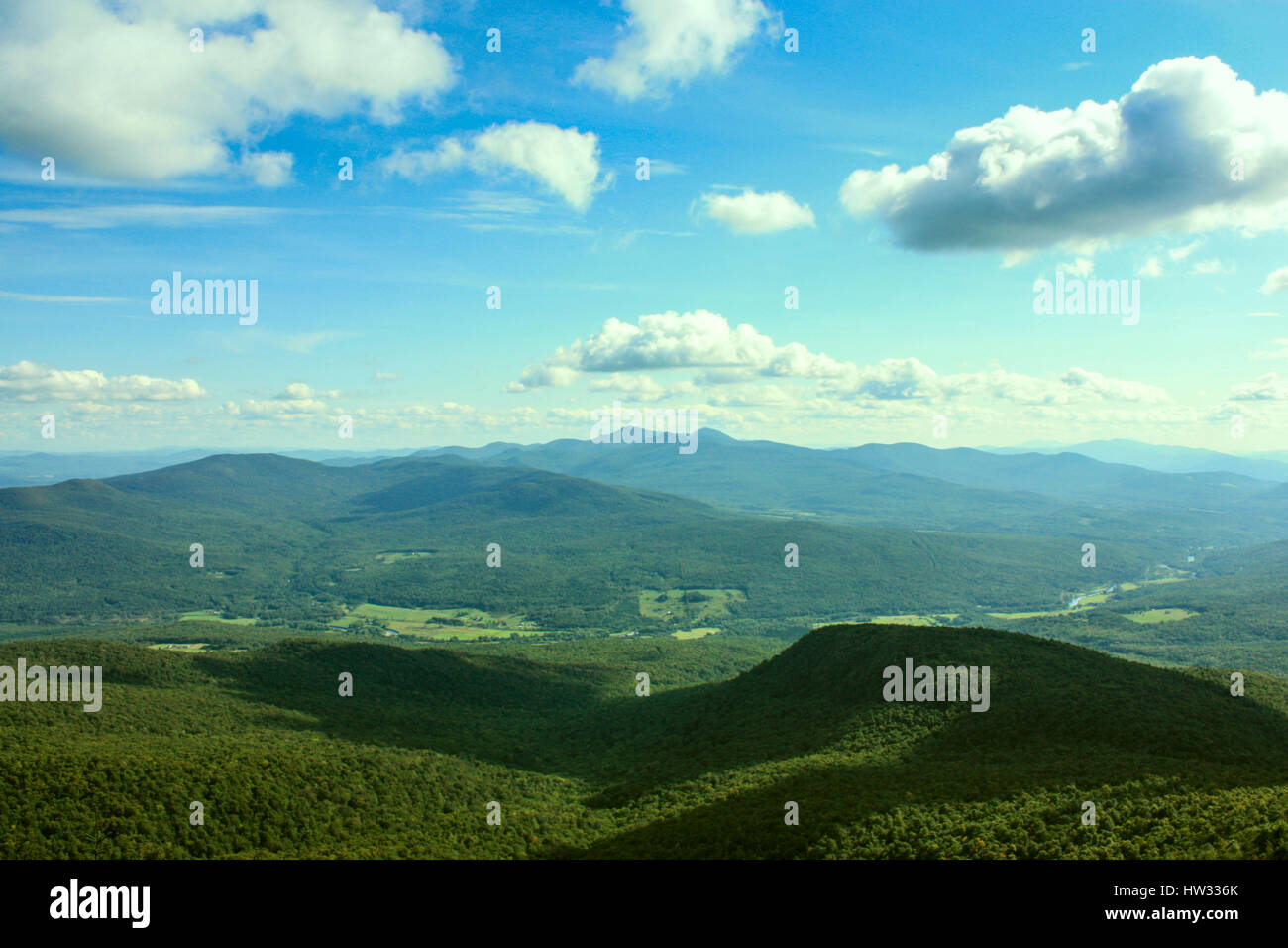 mountain range in quebec canada Stock Photo - Alamy