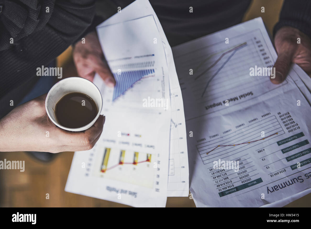Warm atmosphere in a business meeting Stock Photo - Alamy