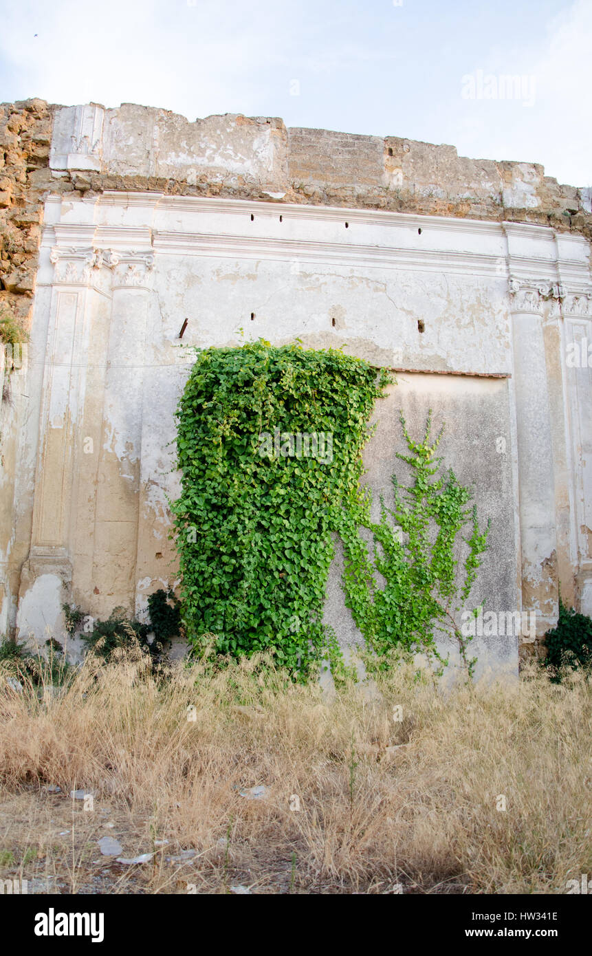 Old ruins of Partanna, Sicily Stock Photo - Alamy