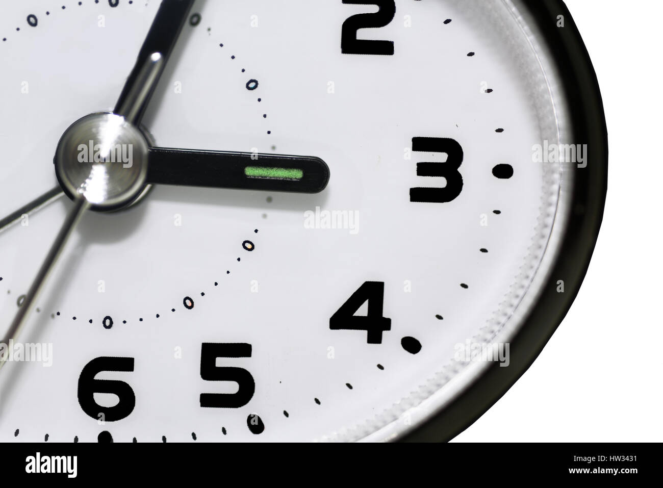 Abstract composition of time. Isolated on white background Stock Photo ...