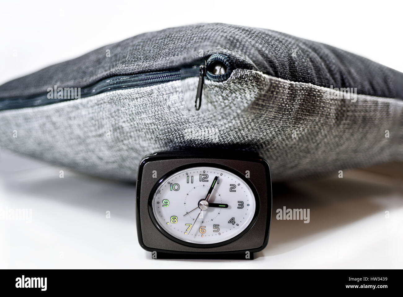 Abstract composition of time. Isolated on white background Stock Photo ...