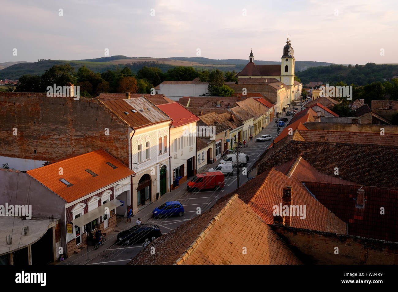 The Holy Trinity Cathedral in the city of Blaj, Romania. This was the ...