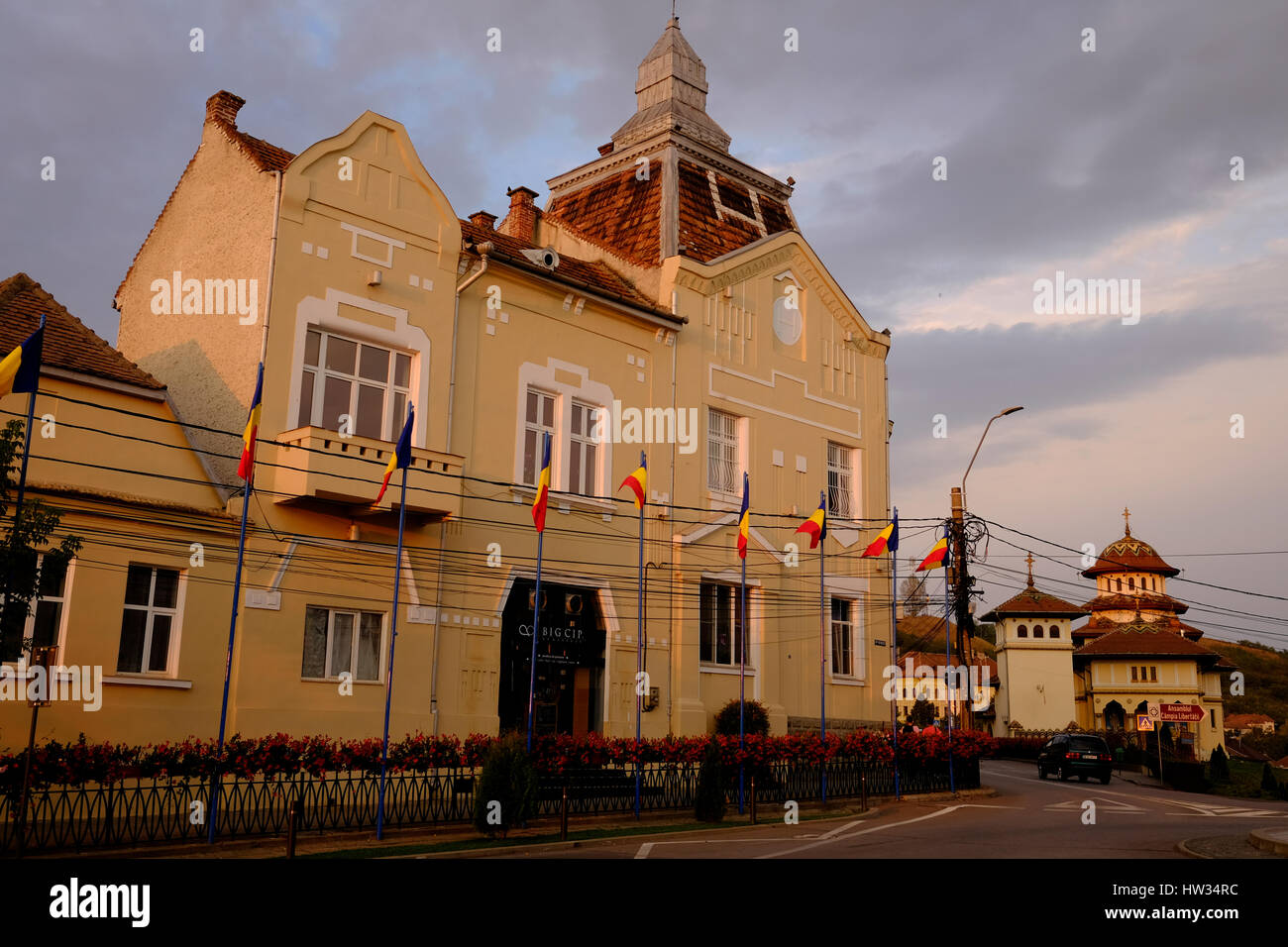 Building in the city of Blaj, Romania Stock Photo - Alamy