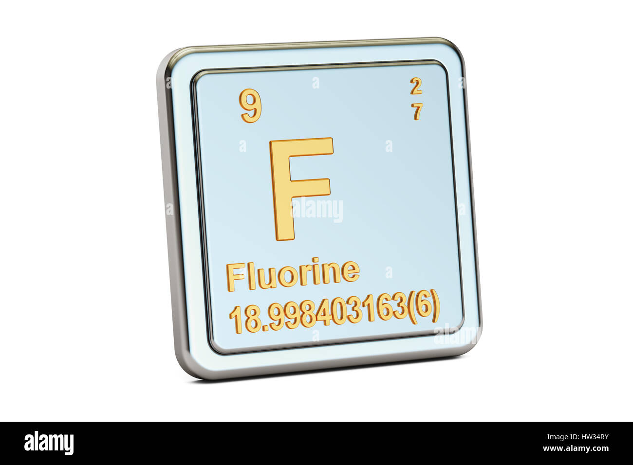 Chemical symbol f hi-res stock photography and images - Alamy