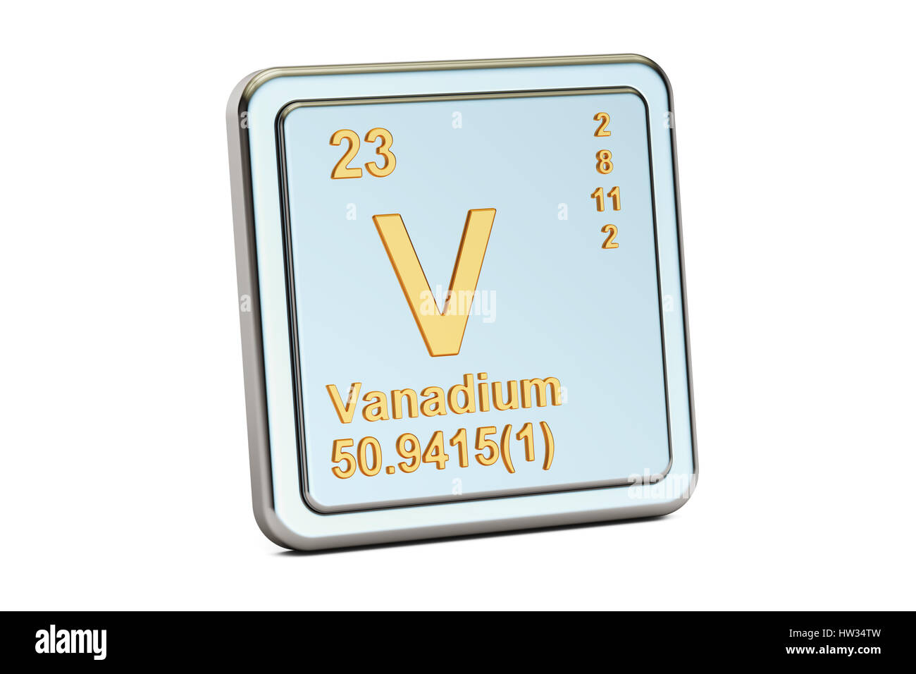 Symbol chemical element vanadium hi-res stock photography and images ...